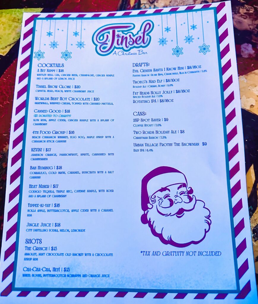 Christmas Pop-up Bar Tinsel Brings Season’s Gleam to Philadelphia ...